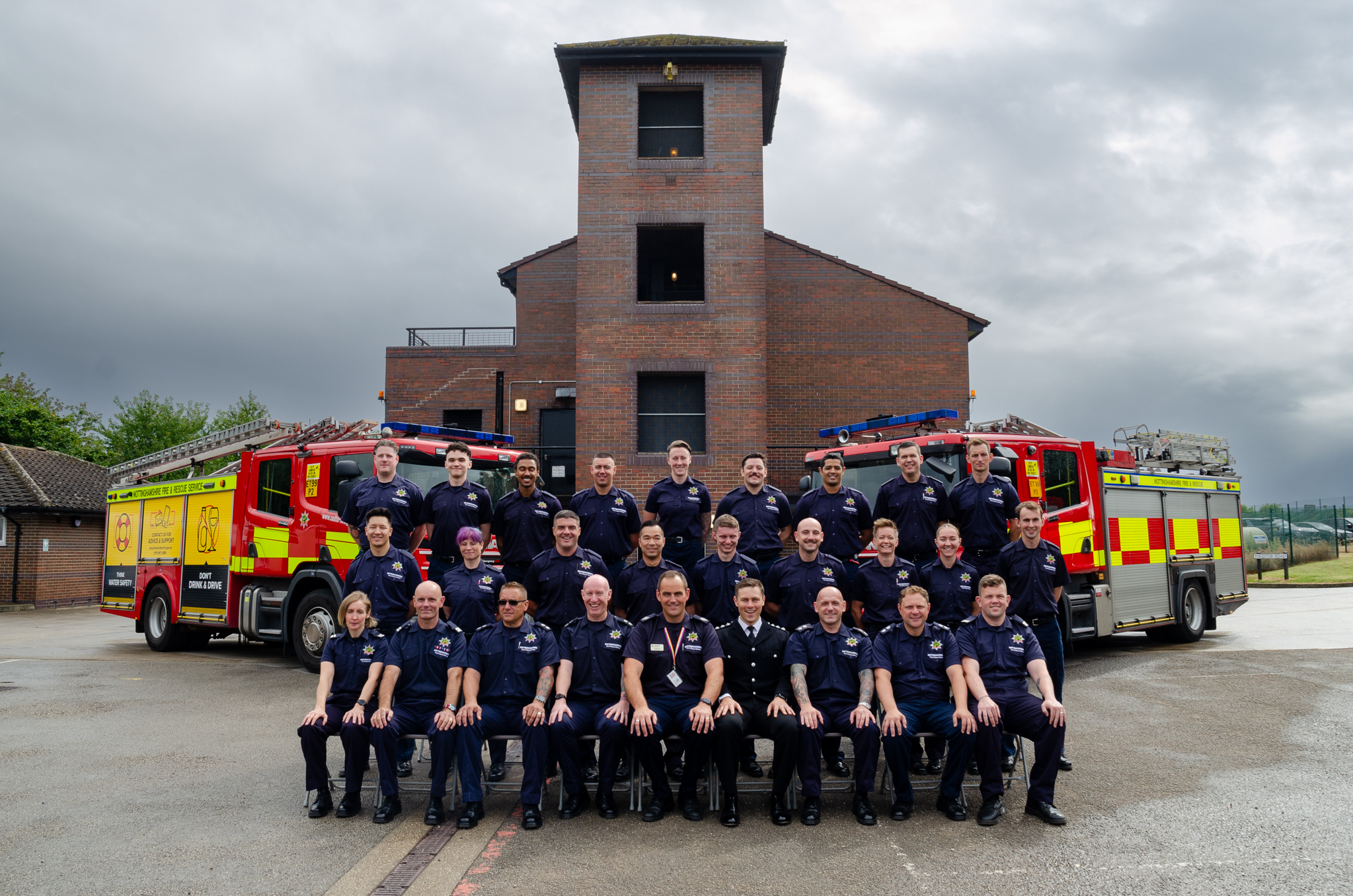 Nottinghamshire Fire and Rescue Service Welcomes 18 New Firefighters - NFRS