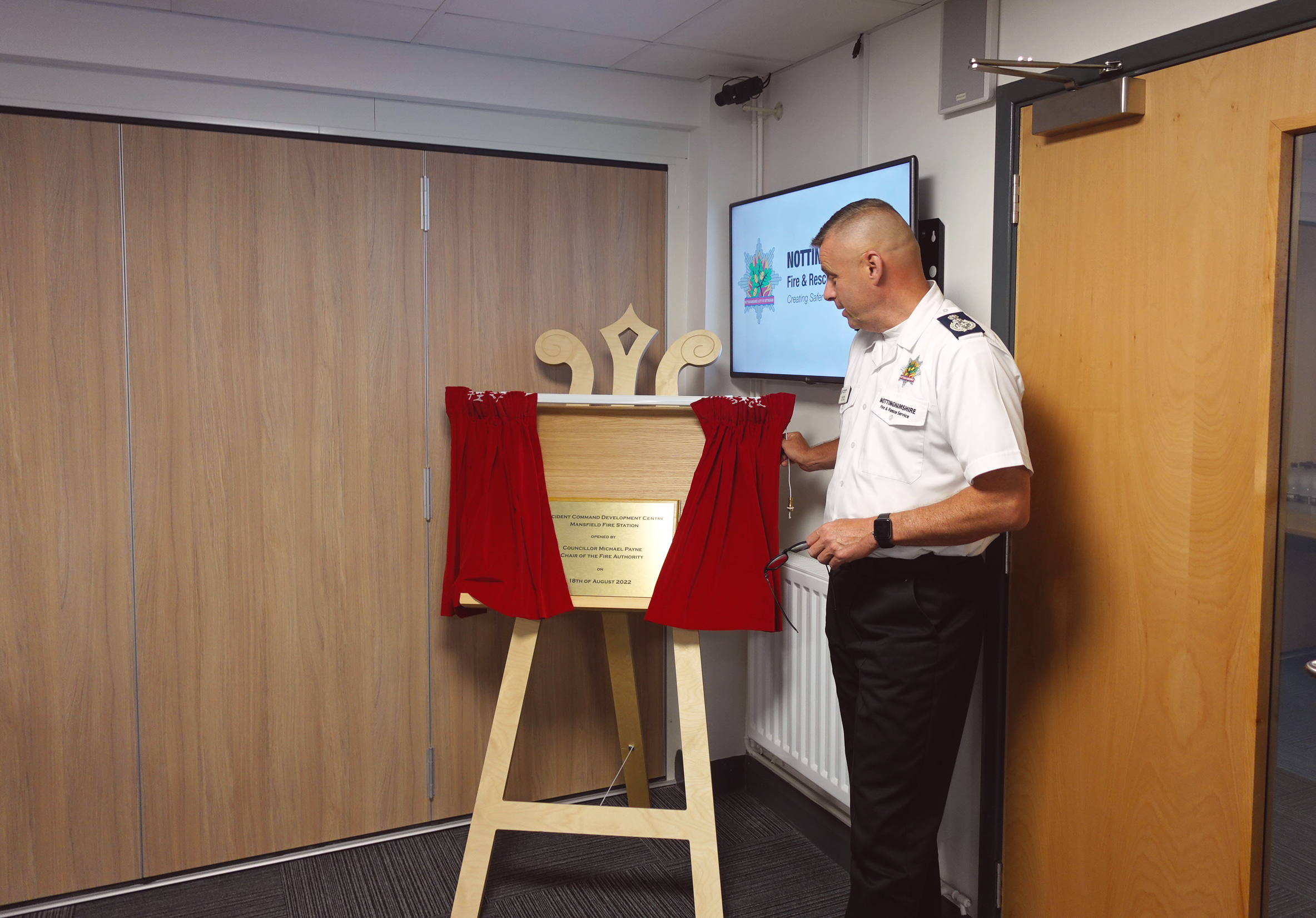 Nottinghamshire Fire and Rescue Service formally opens its new Incident ...